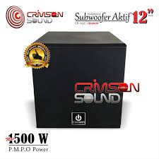 Subwoofer Aktif 12 Inch Crimson CR 1255 E Katalog ITS Institut